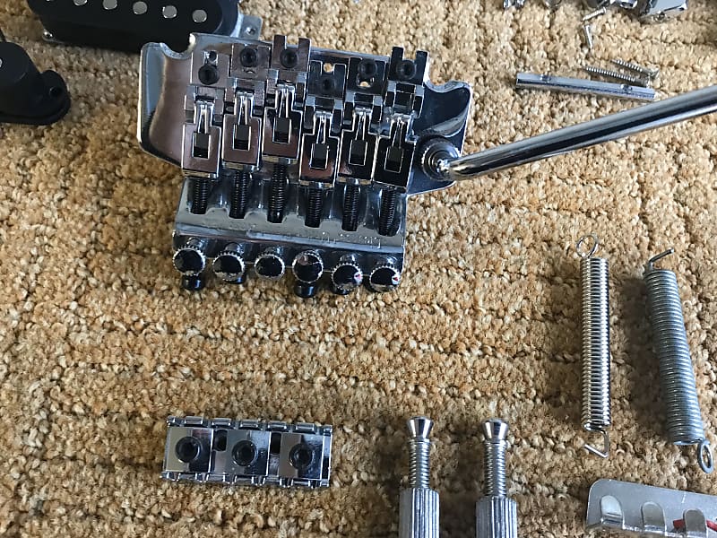 Floyd Rose style bridge and more parts | Reverb