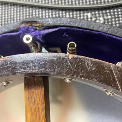 1930's Unmarked Primitive Tenor Banjo | Reverb