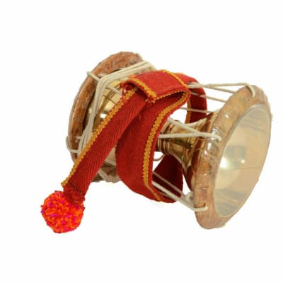 Handmade Udukkai Brass Material Udukai South Indian Style | Reverb