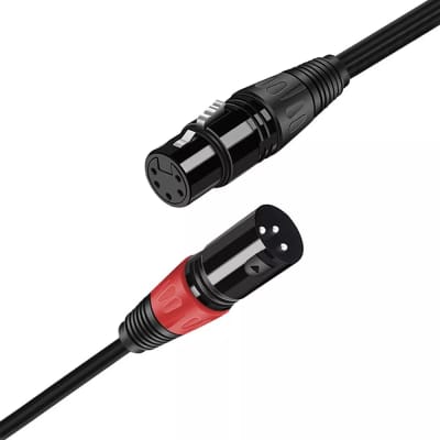 Xlr 5-Pin Female To Dual Xlr 3-Pin Male Turnaround Dmx | Reverb