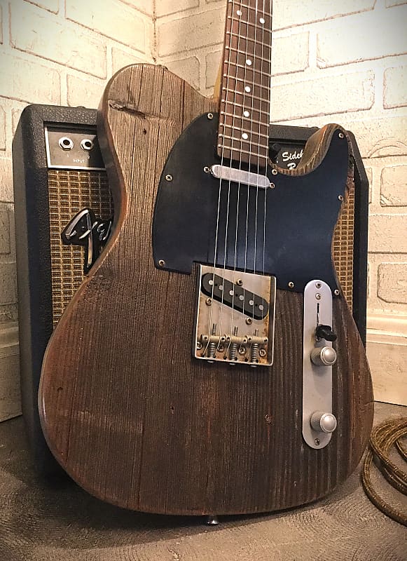 USA Relic Tele Style Barncaster Electric Guitar 100 Year Old | Reverb