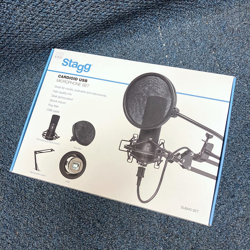 NEW Stagg Cardioid USB Microphone Set | Reverb