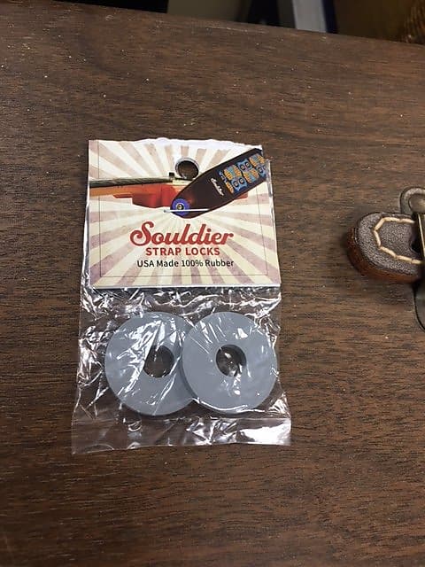 Souldier Rubber Strap Locks (Set of 2) Gray | Reverb