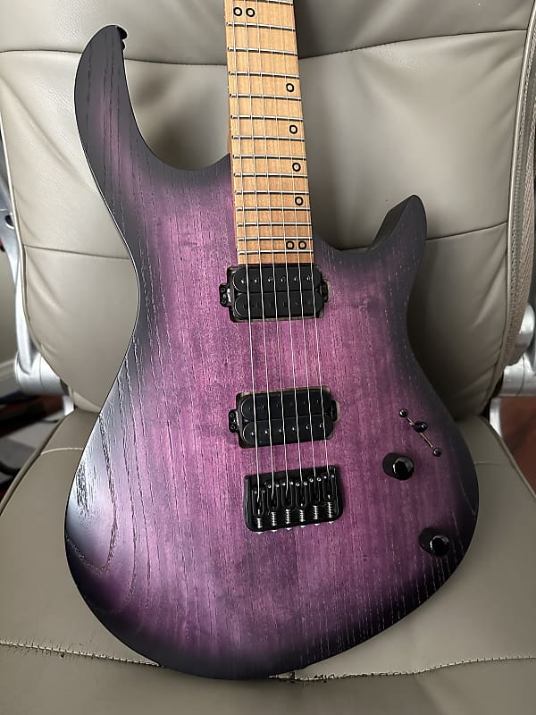 Kiesel A2 bevel delete 2024 - Imperial trans black burst | Reverb
