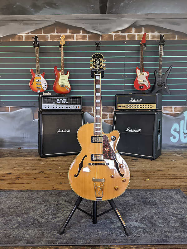 Epiphone Emperor Gloss Natural 1989 Hollow Body | Reverb Australia