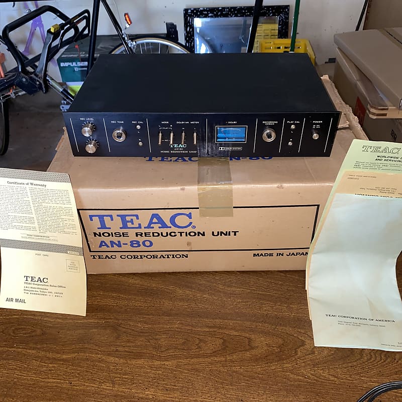 Vintage 1970s TEAC AN-80 Noise Reduction Unit Recording Deck | Reverb