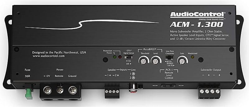 Audio Control ACM-1.300 300W RMS ACM Series 2 ohm Stable | Reverb