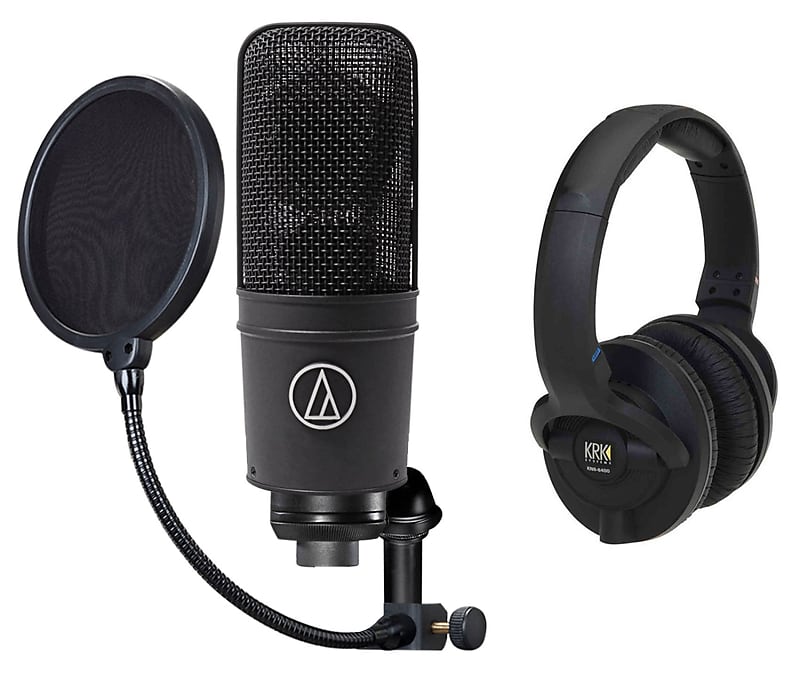 Audio Technica AT4033A Studio Microphone+Shockmount+Pop | Reverb