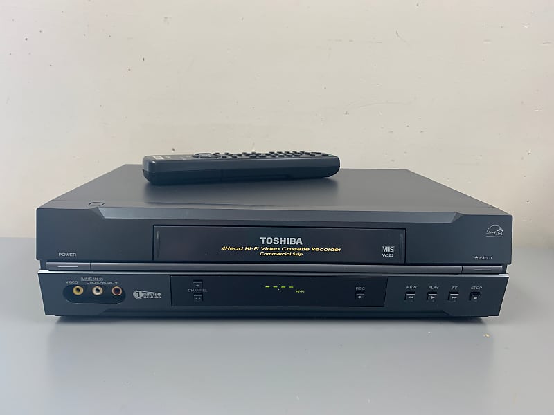 Toshiba 4 Head Hi-Fi VCR W-522 | Reverb