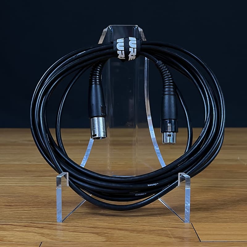 Shure C15 15ft XLR Mic Cable - Black | Reverb