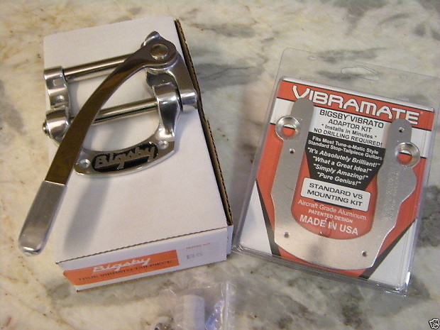 BIGSBY USA B5 VIBRATO TAILPIECE AND VIBRAMATE V5 COMBINATION | Reverb