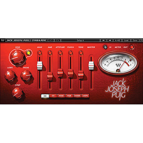 Waves JJP Cymbals & Percussion - Percussion Processing | Reverb