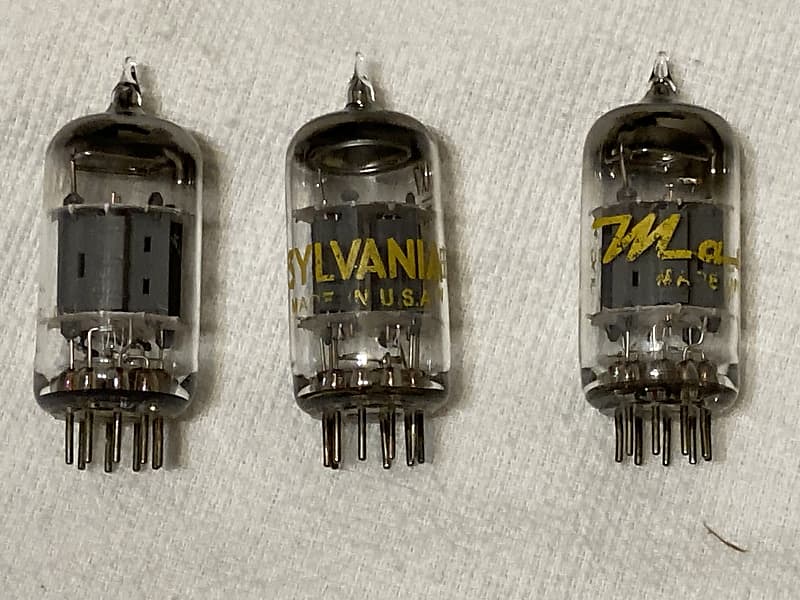 Sylvania 3-12AX7 Pre-Amp Tubes | Reverb