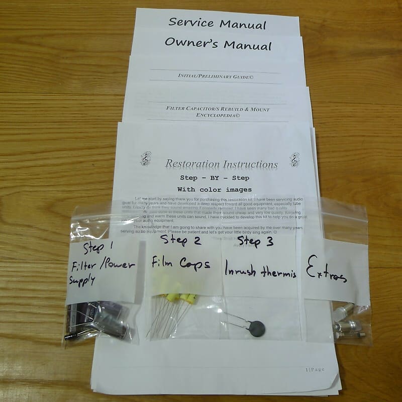 Bell 2325 restoration kit filter capacitor repair rebuild | Reverb UK