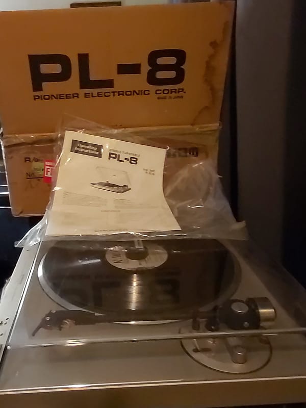 Pioneer Pl-8 1981 minty Silver Or Grey | Reverb