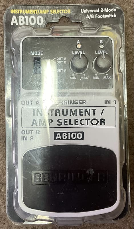 Behringer AB100 Instrument / Amp Selector | Reverb