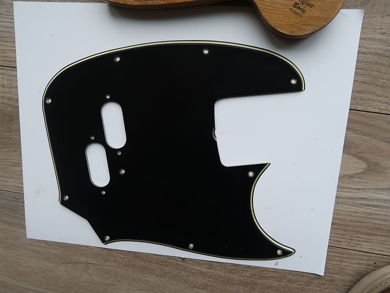 Fender Mustang Bass Pickguard 60's 70's 80's USA Vintage | Reverb