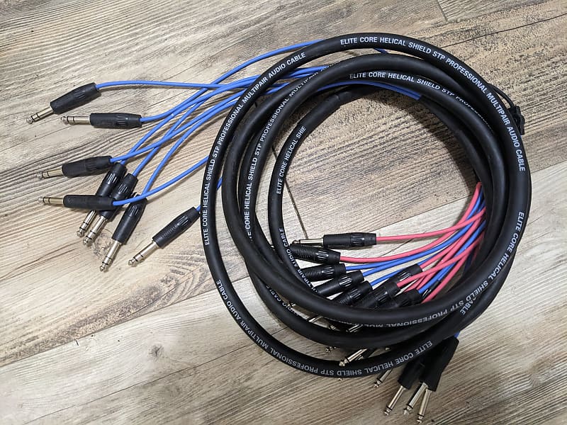 Elite Core Audio 8 Channel Insert Snake 15' | Reverb