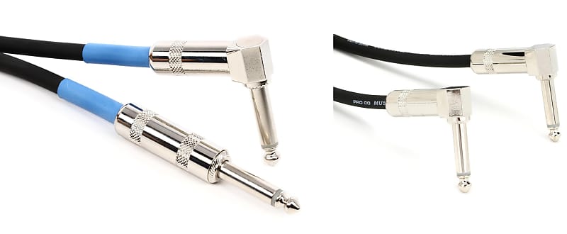 Pro Co EGL-20 Excellines Straight to Right Angle Instrument | Reverb