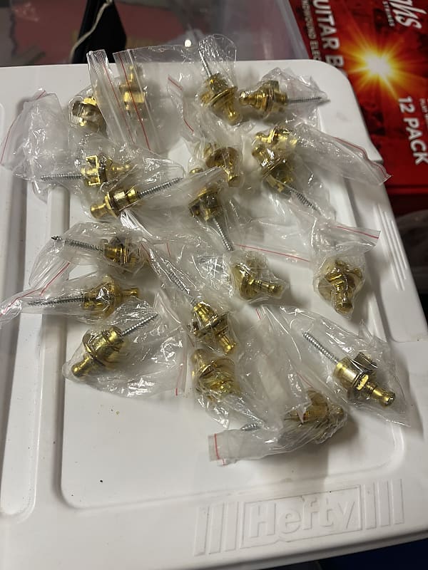 Strap Locks dealer pack 20 pieces lot NOS New Old Stock | Reverb