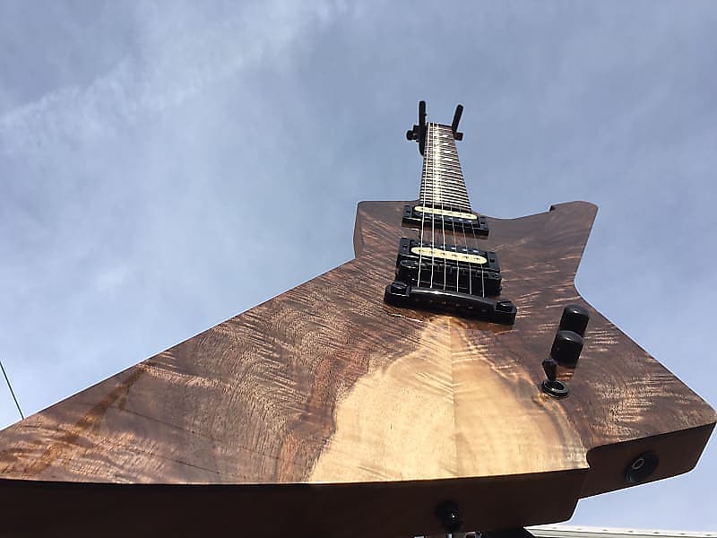 USA Schecter E-1 Explorer Figured Walnut 2020 Figured Walnut | Reverb