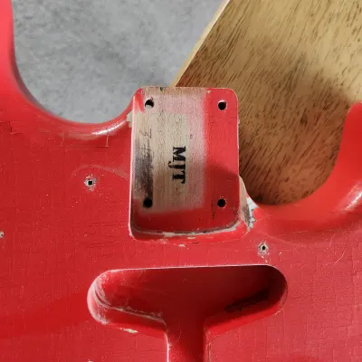 MJT Reliced Stratocaster Body 2010's Fiesta Red | Reverb