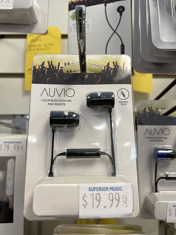 AUVIO Color buds with mic and remote - New | Reverb