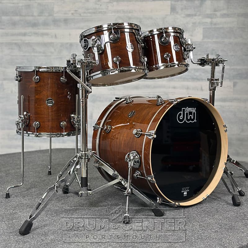 DW Performance 4pc Drum Set w/20"BD Walnut Lacquer - DCP | Reverb