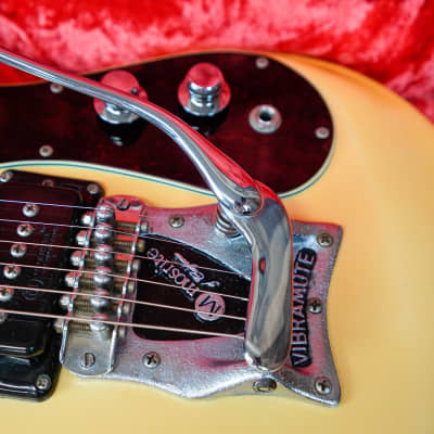 Mosrite The Ventures V-65 Model 1965 Reissue Pearl White | Reverb