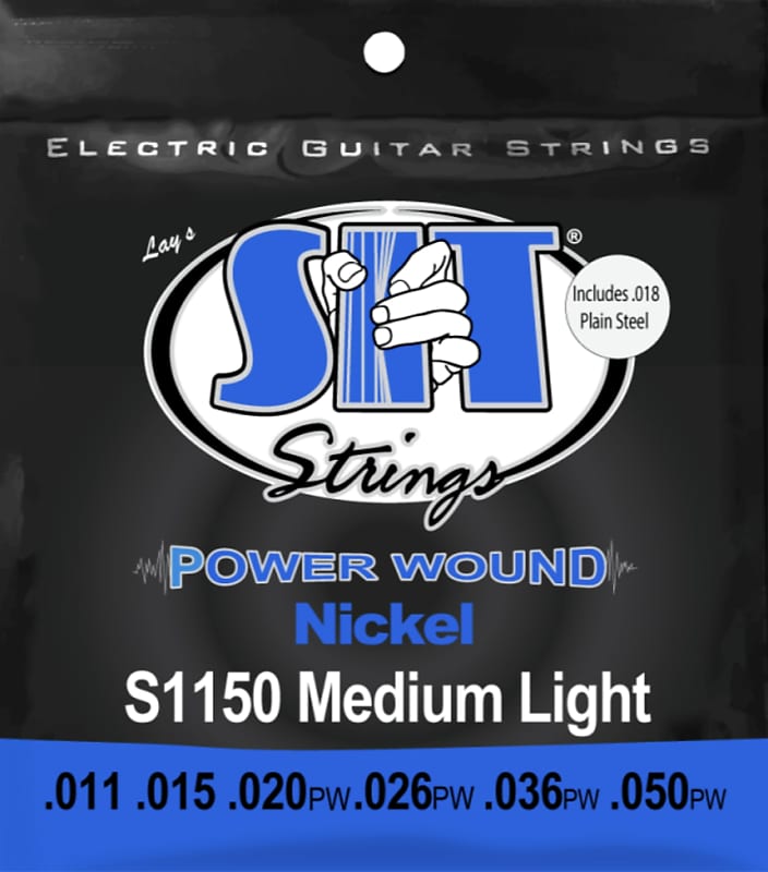 S.I.T. Strings S1150 Power Wound Nickel Medium Light 11-50 | Reverb