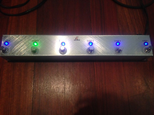 Loop Masters 6 channel true bypass looper 2013 Silver | Reverb