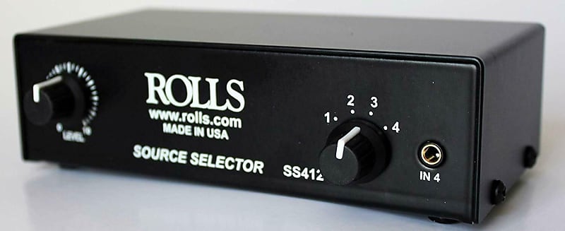 Rolls SS412 Four Channel Audio Source Selector | Reverb