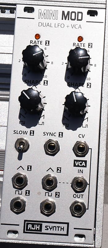 AJH Synth MiniMod Dual LFO + VCA 2019 - Silver | Reverb