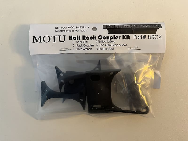 MOTU Half Rack Coupler Kit Mounting Kit 1u | Reverb
