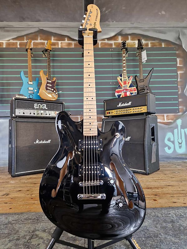 Squier Affinity Series Starcaster Gloss Black 2019 | Reverb UK