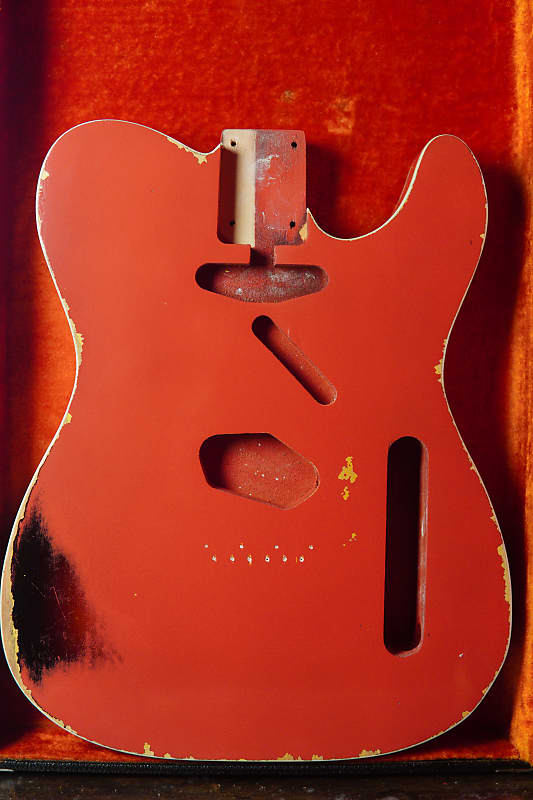 Freakaster Telecaster Custom Relic Body Fiesta Red Over | Reverb