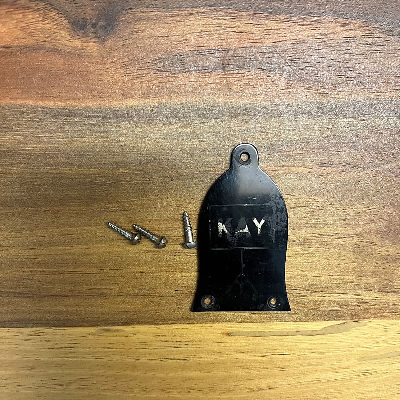 Kay Vintage truss rod cover with mounting screws 1964 | Reverb