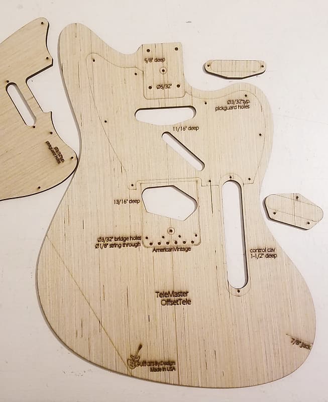 Guitarsbydesign TeleMaster Offset Tele Hybrid Guitar Body | Reverb