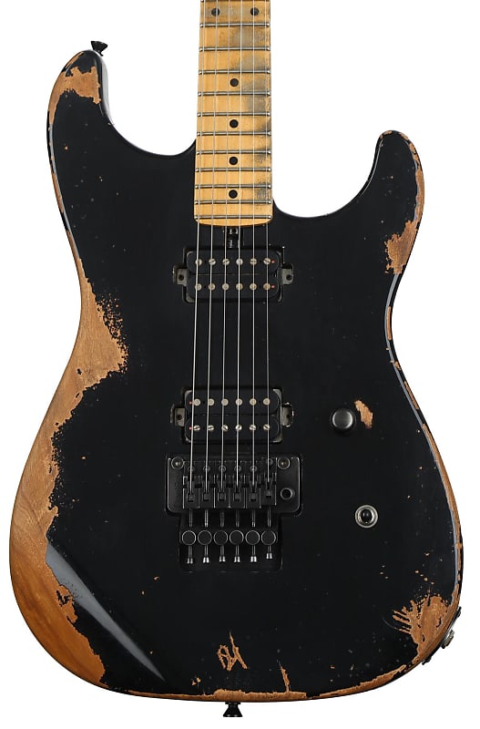 Friedman Cali Aged Electric Guitar - Black with Maple | Reverb
