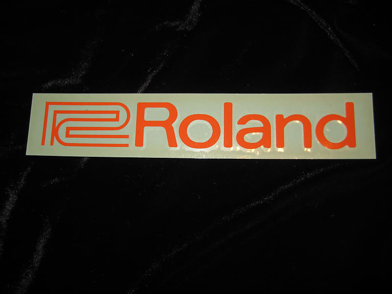Roland Logo Sticker from Late '80's | Reverb
