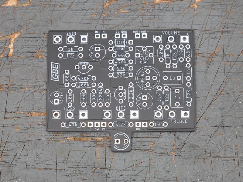 Gray Bench Electronics Zap Fuzz PCB 2023 Black | Reverb