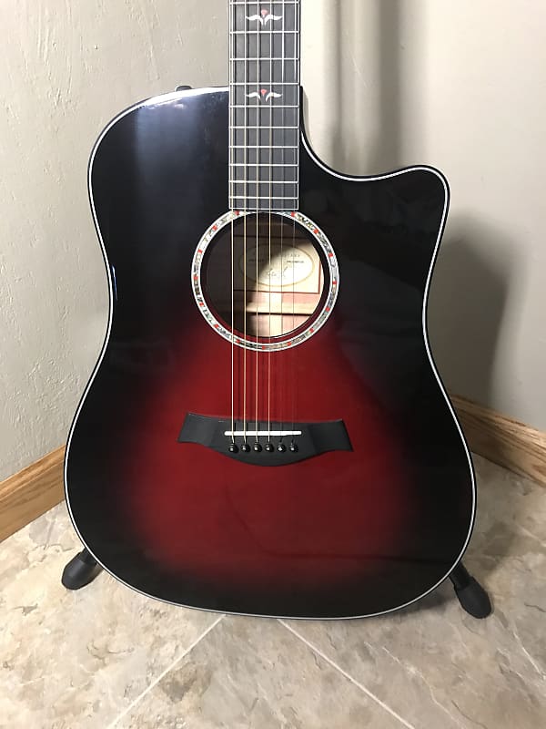Taylor 610 CE-L1 2005 Red burst | Reverb