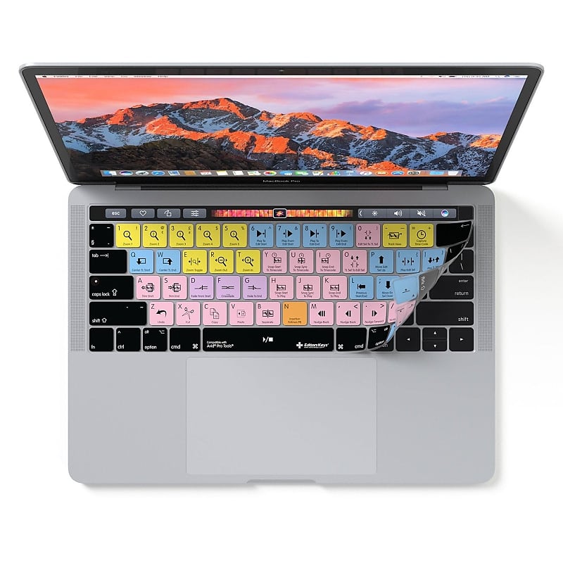 Avid Pro Tools Shortcut Keyboard Cover for MacBook Pro with | Reverb