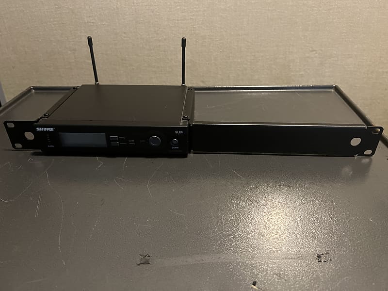 SHURE SLX-4 RECEIVER WITH ANTENNAE AND RACK MOUNT | Reverb