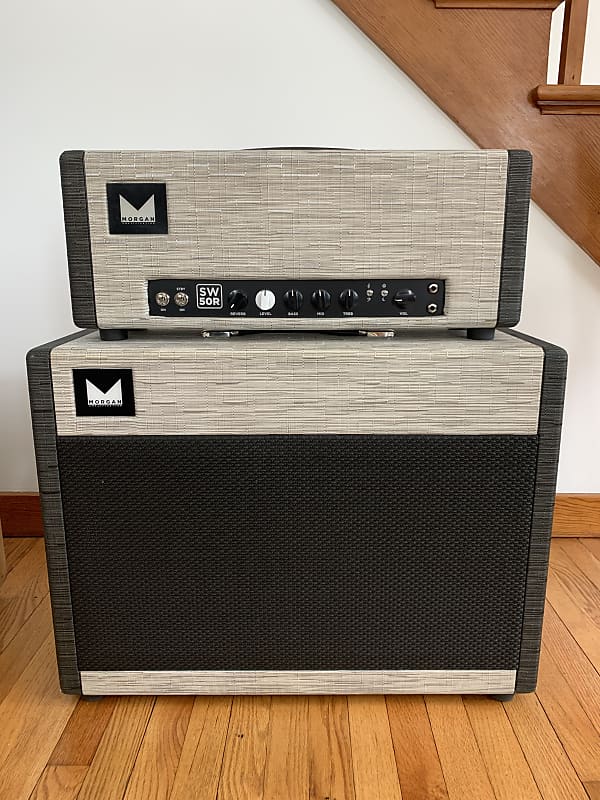 Morgan Amplification SW50R Head, 2x12 Cab, Tuki Cover | Reverb