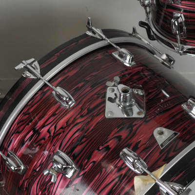 1971 Ludwig Standard Ruby Red Strata Drum Set | Reverb