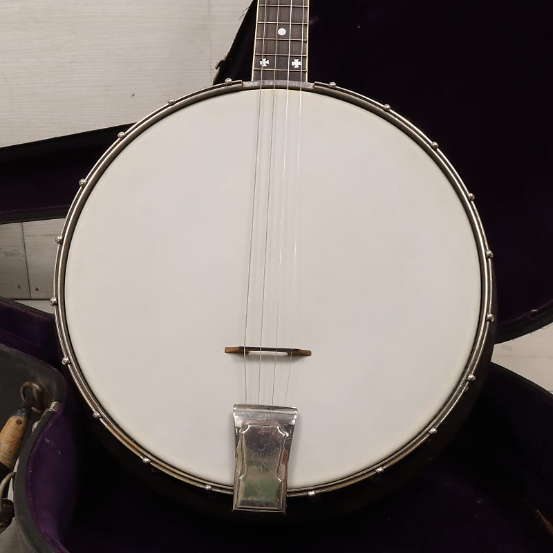 Vintage Resonator Tenor Banjo 4 String | Reverb