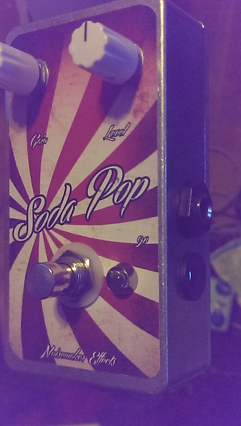Noisemaker Soda Pop Fuzz Red White Silver | Reverb