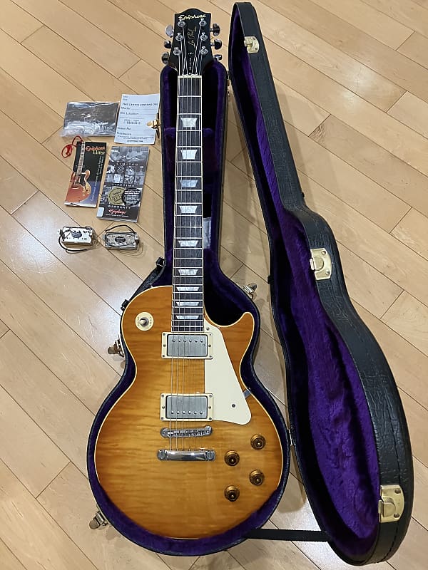Epiphone Elitist Les Paul Standard (Made in Japan) Flame top | Reverb