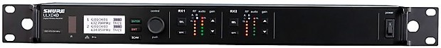 Shure ULXD4D Dual Channel Digital Wireless Receiver - V50 | Reverb